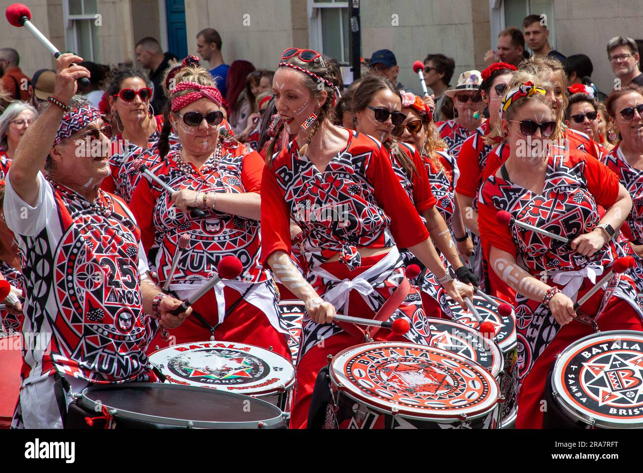 Revellers take part in the St Paul's Carnival parade, 2023 Stock Photo ...