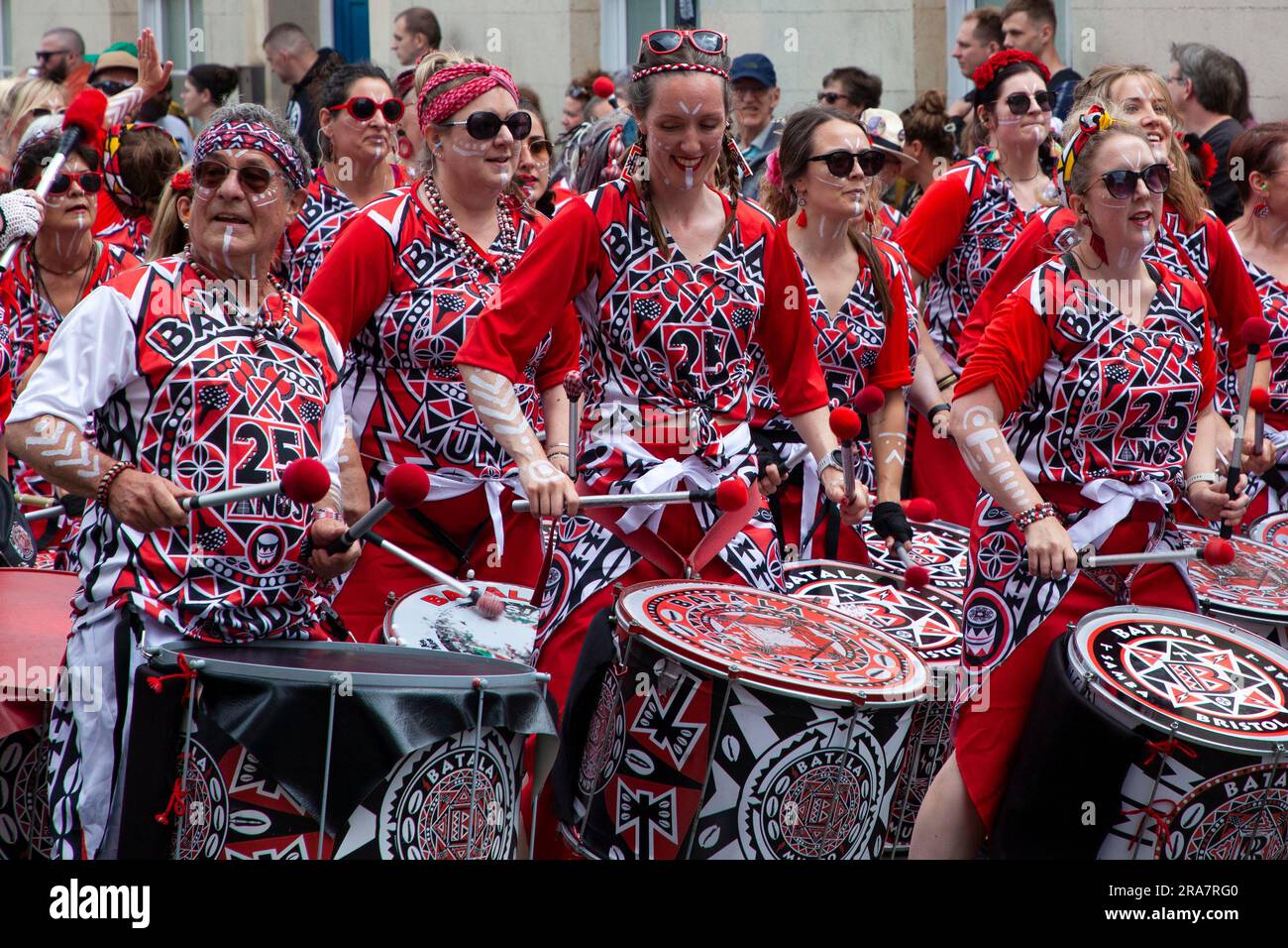 Revellers take part in the St Paul's Carnival parade, 2023 Stock Photo ...