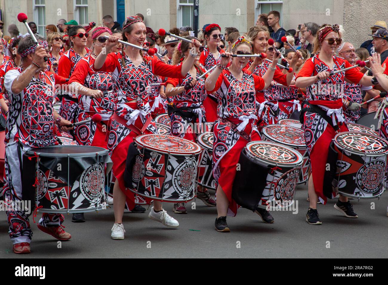 Revellers take part in the St Paul's Carnival parade, 2023 Stock Photo ...