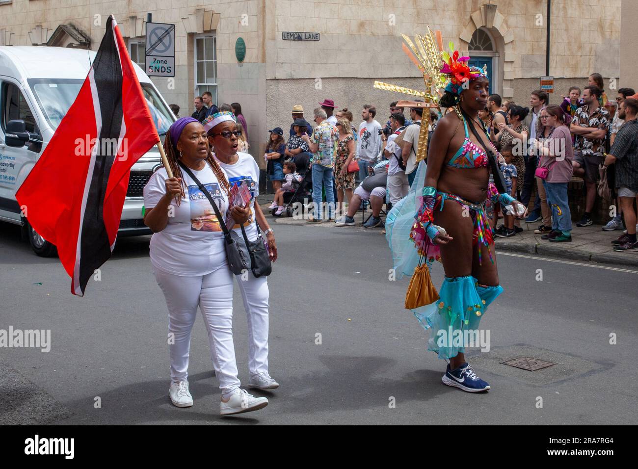 Revellers take part in the St Paul's Carnival parade, 2023 Stock Photo ...