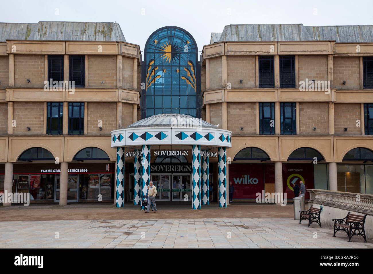 The Sovereign Shopping Centre in Weston Super Mare Stock Photo - Alamy