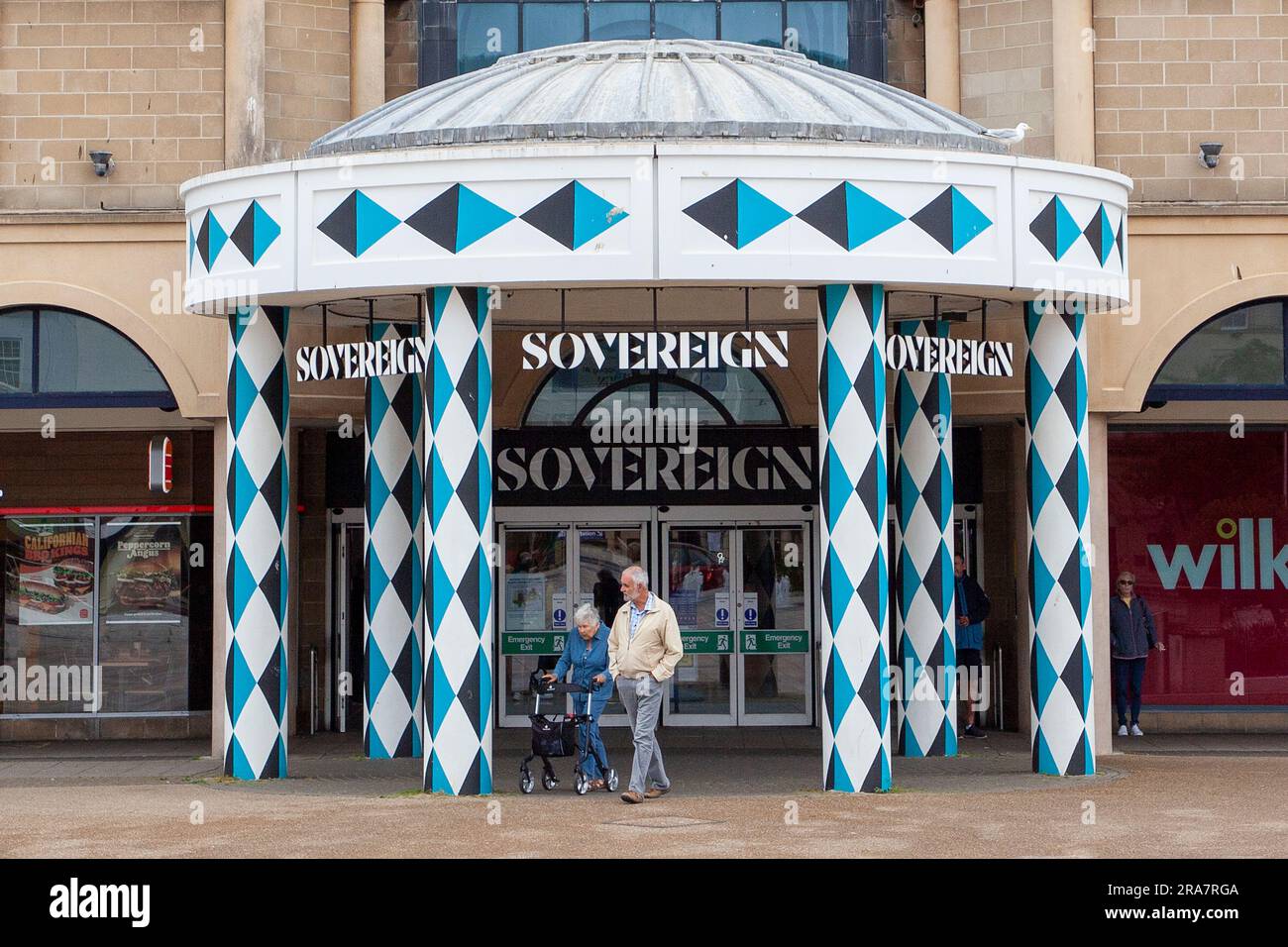 The Sovereign Shopping Centre in Weston Super Mare Stock Photo - Alamy