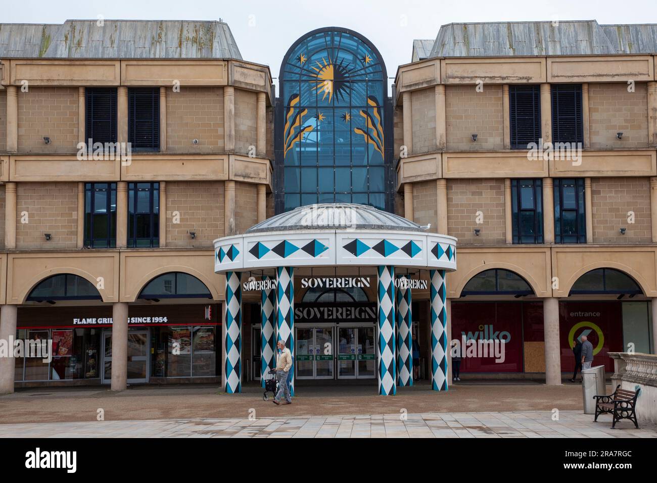 The Sovereign Shopping Centre in Weston Super Mare Stock Photo - Alamy