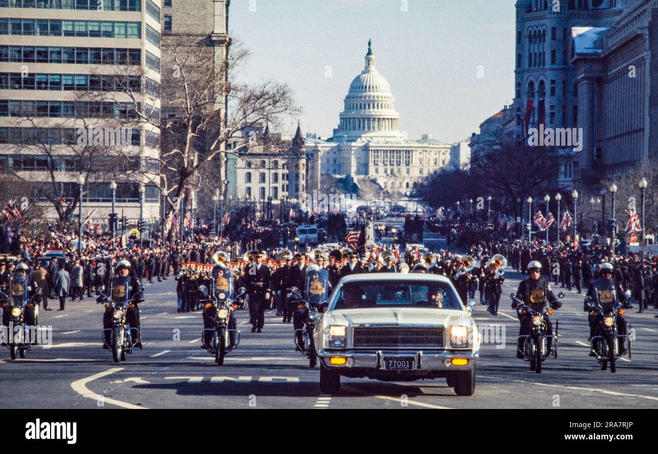 Jimmy Carter and his family - after being sworn in as 39th President of ...