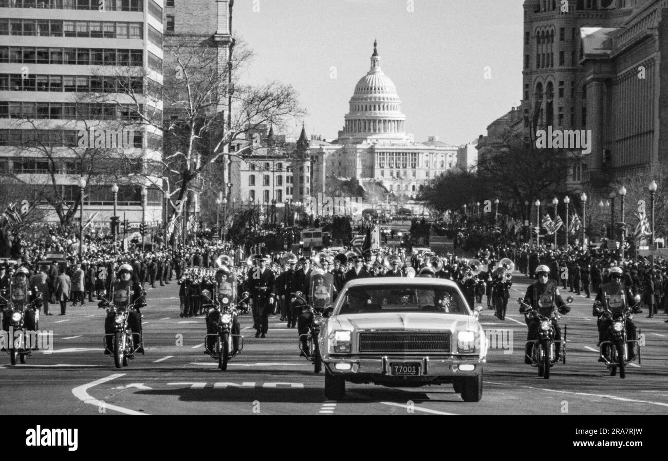 Jimmy Carter and his family - after being sworn in as 39th President of ...