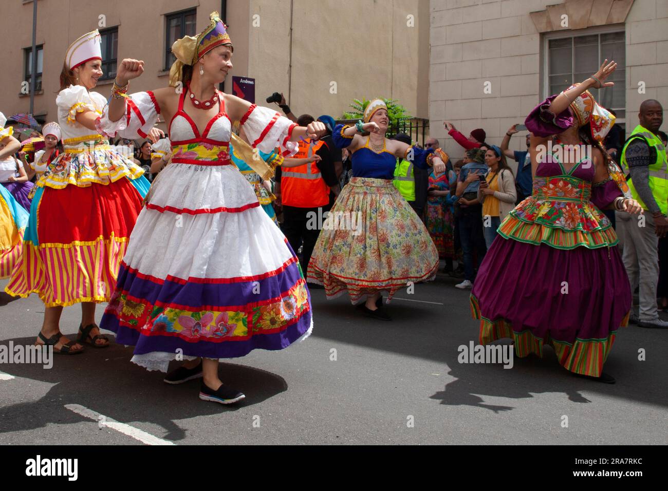 Revellers take part in the St Paul's Carnival parade, 2023 Stock Photo ...