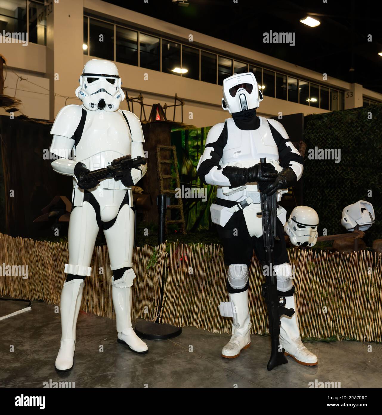 Miami Beach, Miami, Florida - July 1, 2023: Florida Supercon, colorful ...