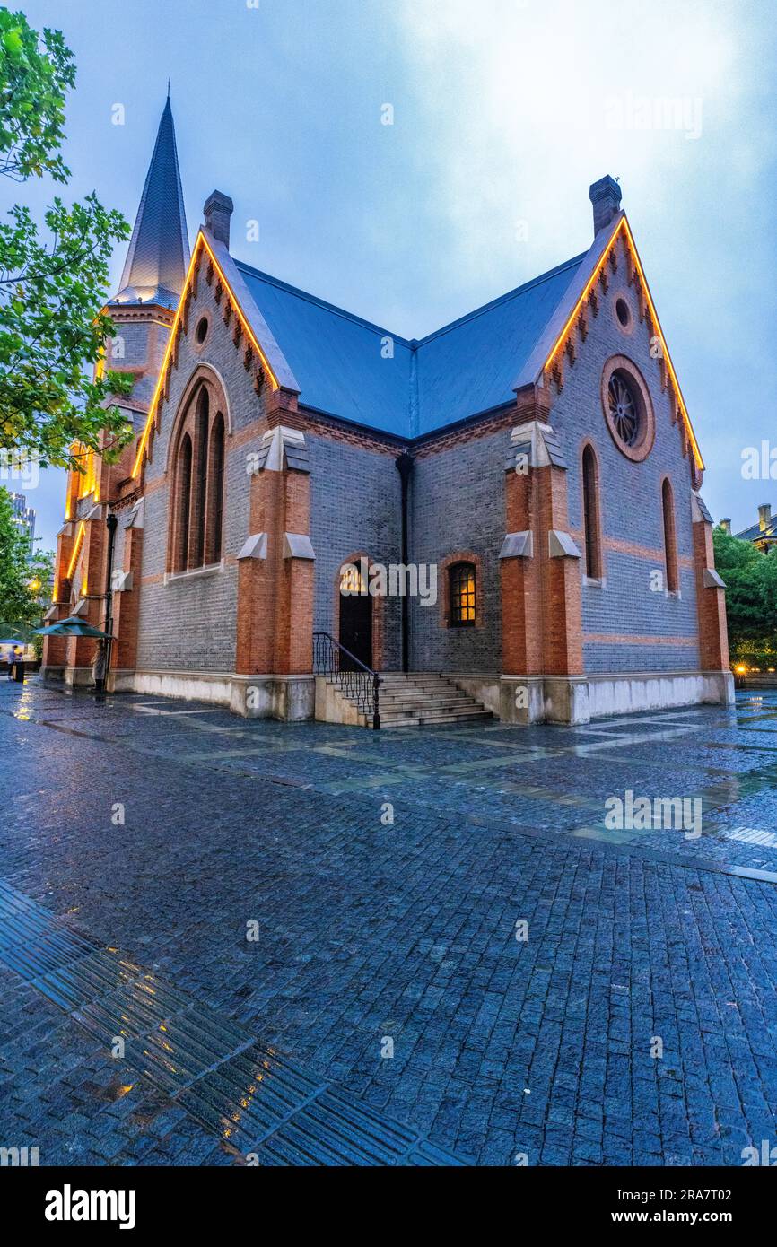 Union Church, former Union Church, Protestant, Gothic, Christian ...