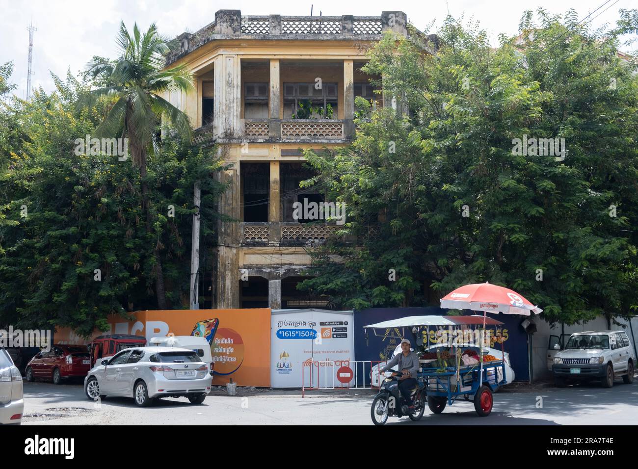 The former Police Station in Phnom Penh. Built in 1892 and neglected ...