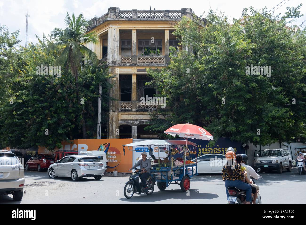 The former Police Station in Phnom Penh. Built in 1892 and neglected ...