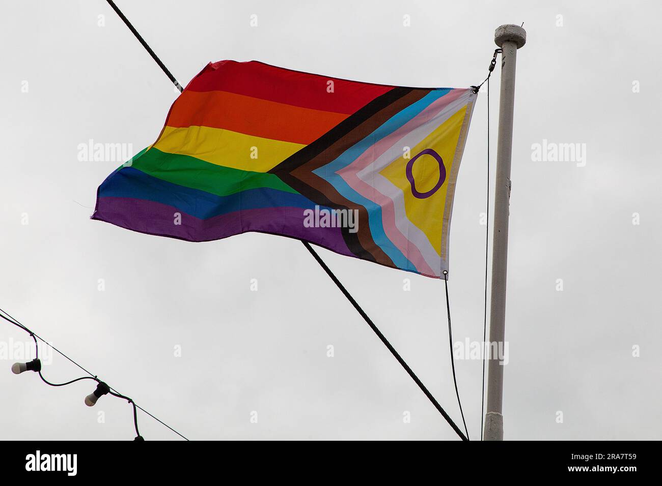 Progress pride flag hi-res stock photography and images - Alamy