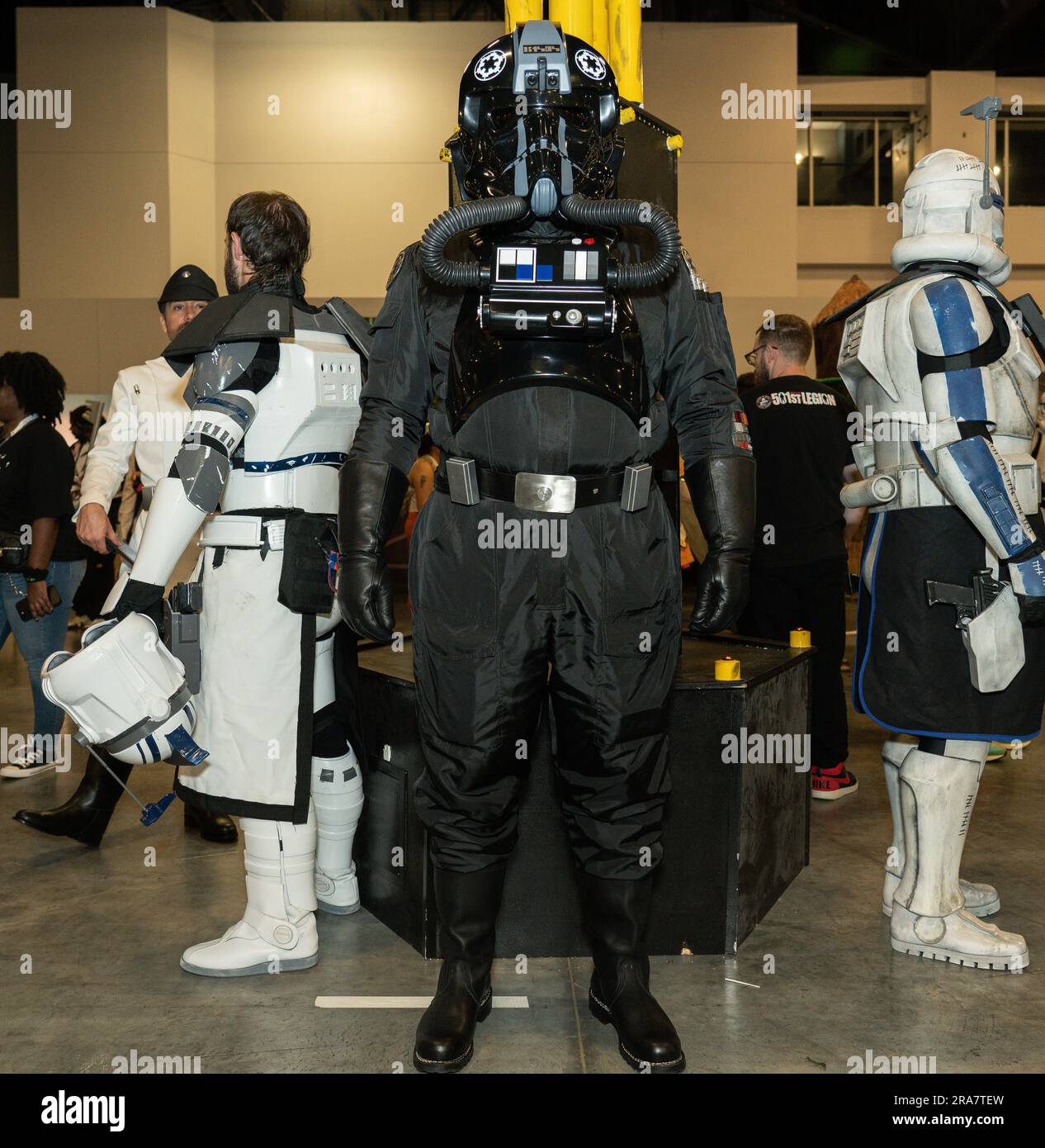 Miami Beach, Miami, Florida - July 1, 2023: Florida Supercon, colorful ...