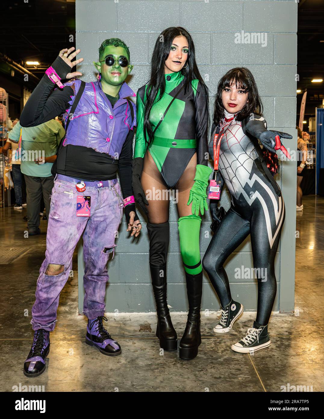 Miami Beach, Miami, Florida - July 1, 2023: Florida Supercon, colorful ...