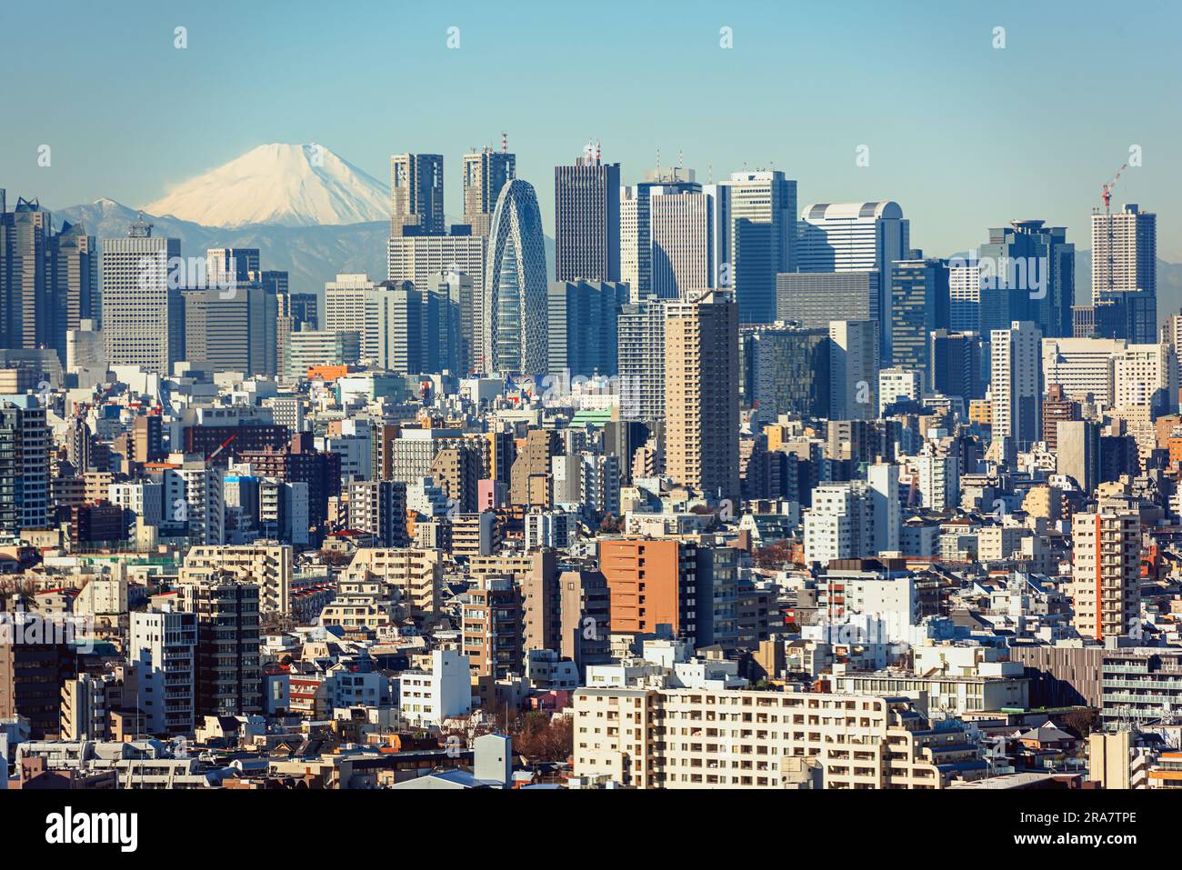 Tokyo, Japan at Shinjuku with Mt. Fuji on the horizon Stock Photo - Alamy