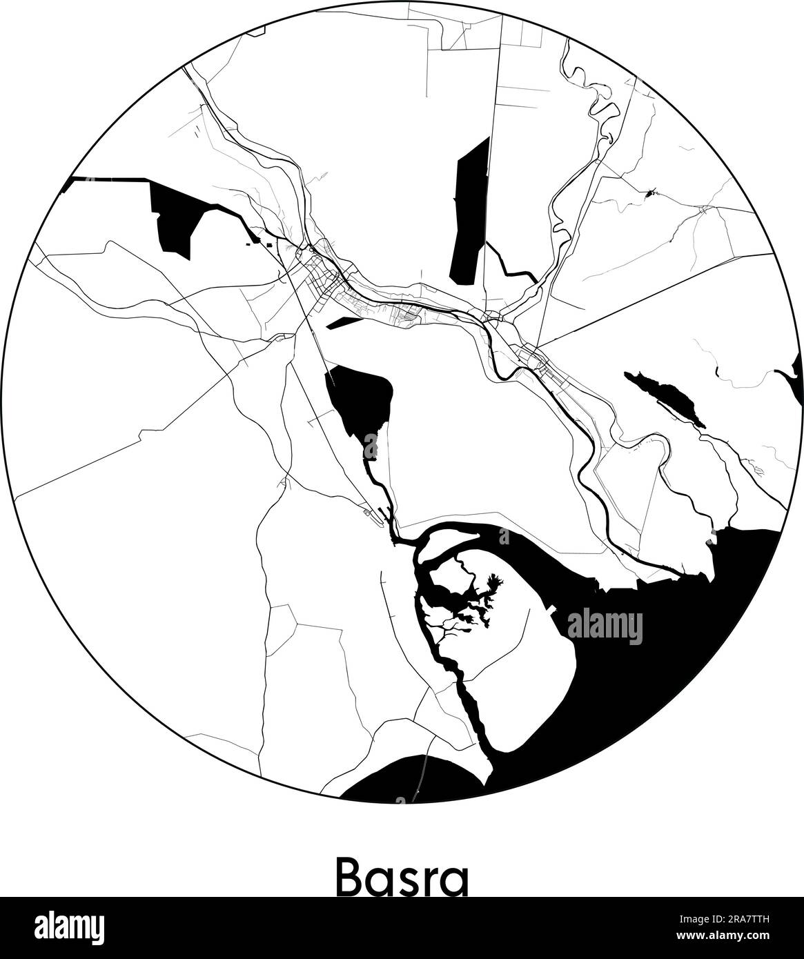 Basra city Stock Vector Images - Alamy