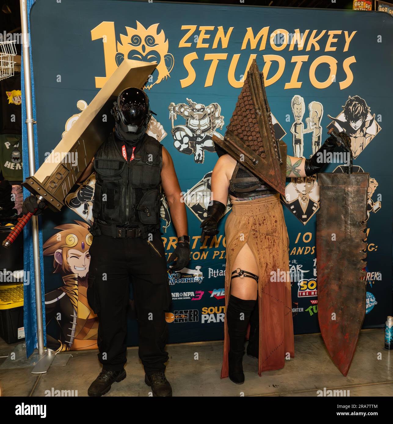 Miami Beach, Miami, Florida - July 1, 2023: Florida Supercon, colorful ...