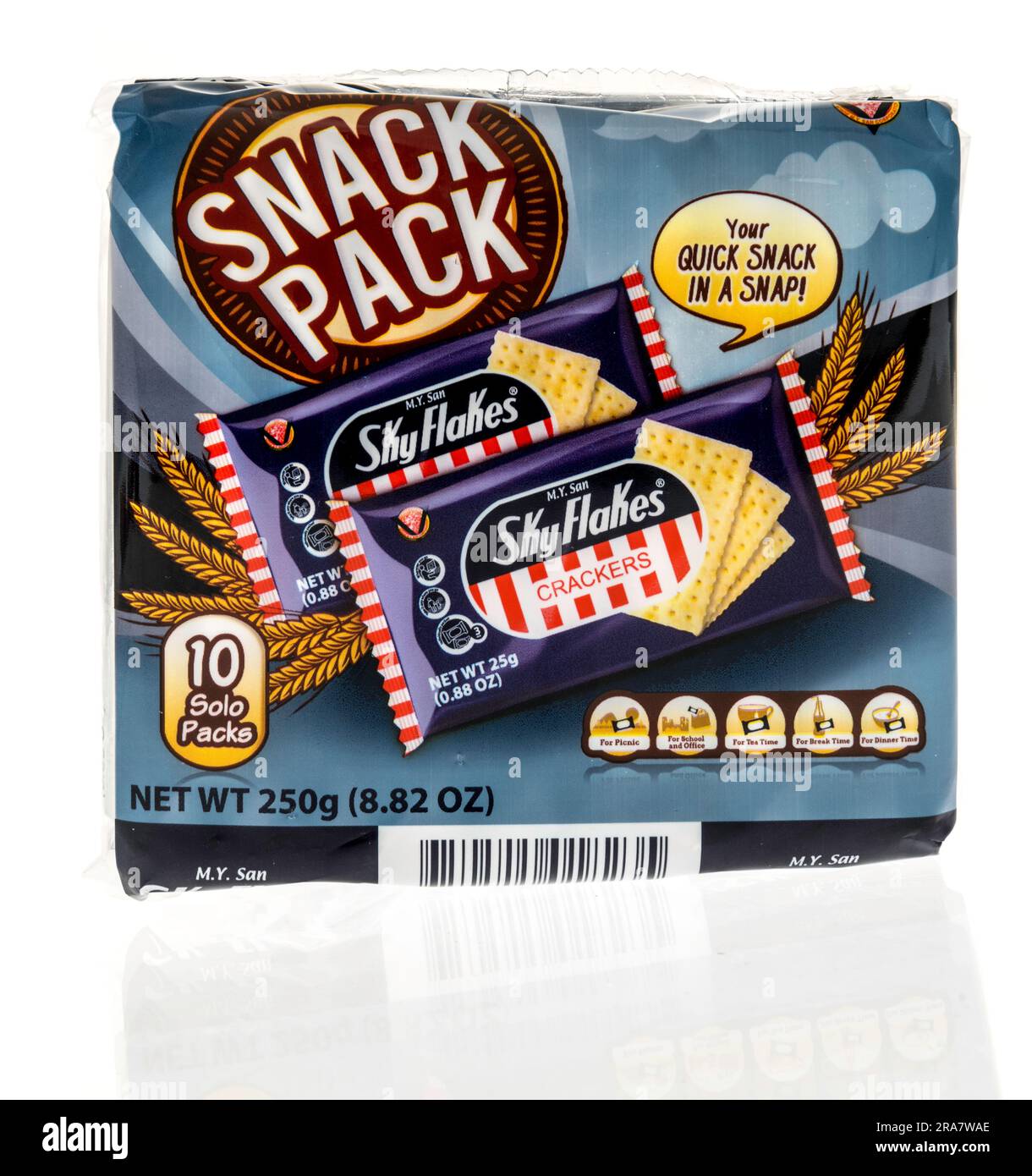 Winneconne, WI - 26 March 2023: A package of M Y San sky flakes ...