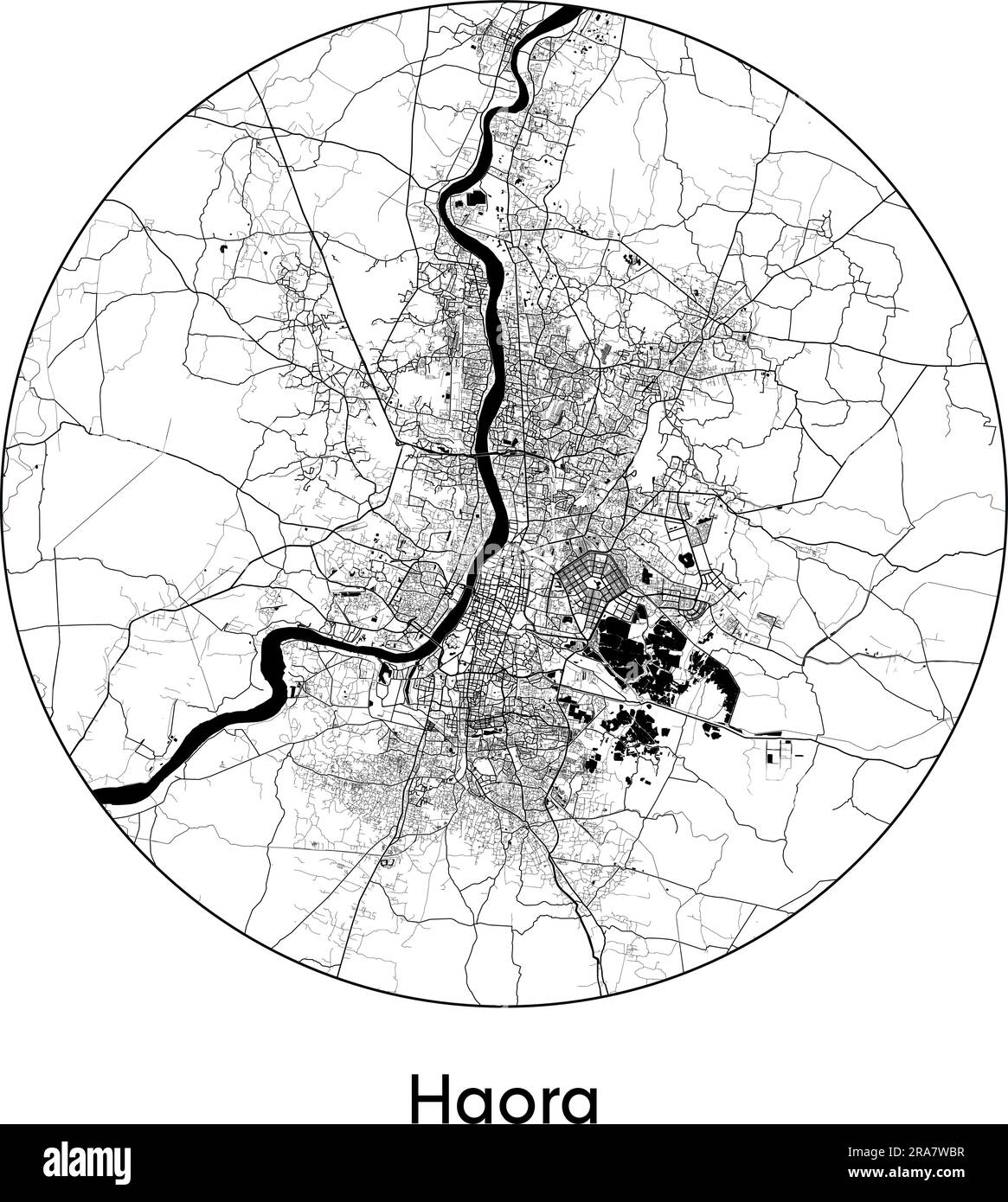 Haora map Black and White Stock Photos & Images - Alamy