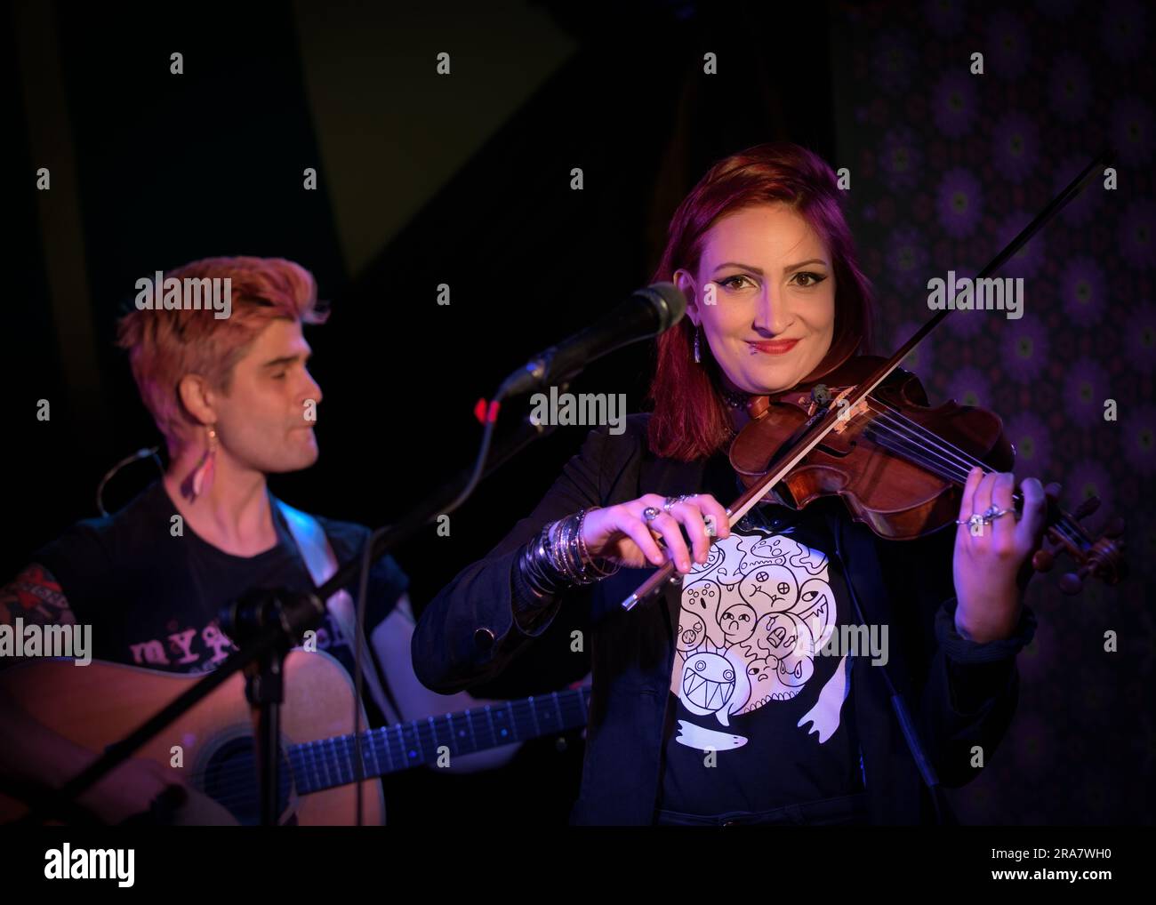 Sabine Hay, Derbyshire UK. 01 July 2023. Exile Music Festival. Caption ...