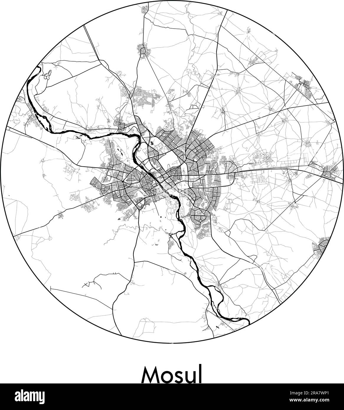 Mosul city Stock Vector Images - Alamy