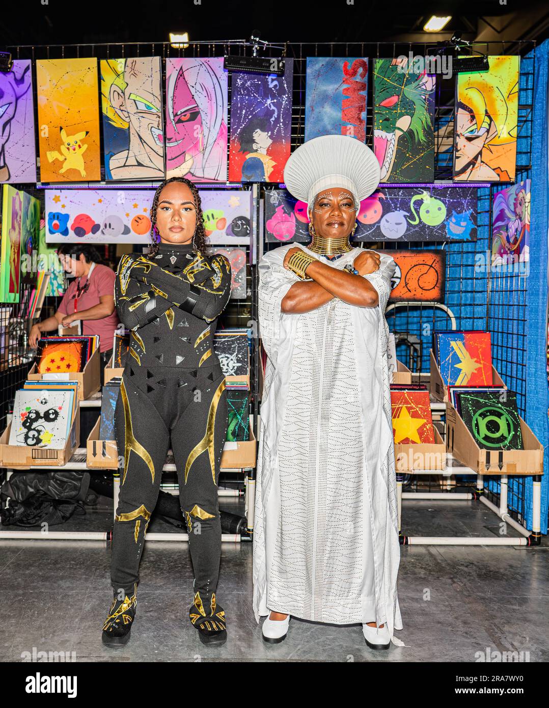 Miami Beach, Miami, Florida - July 1, 2023: Florida Supercon, colorful ...