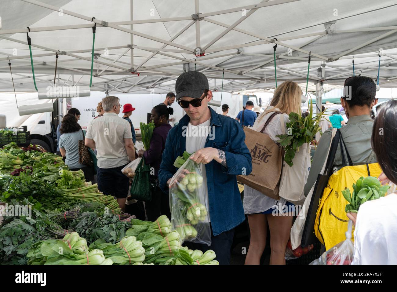 People flocked to buy vegetables, fruits, berries, flowers on the first ...