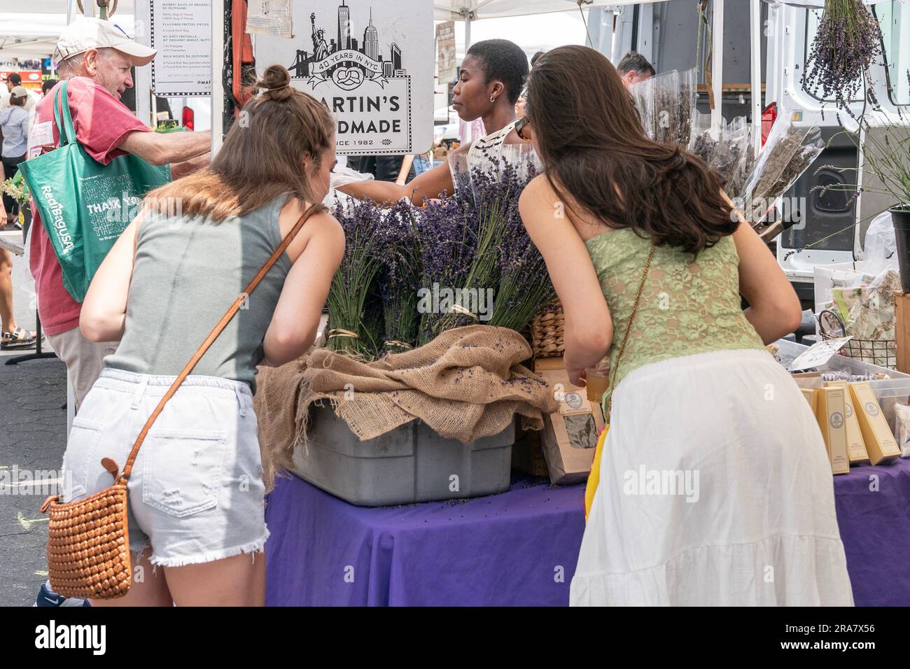 People flocked to buy vegetables, fruits, berries, flowers on the first ...