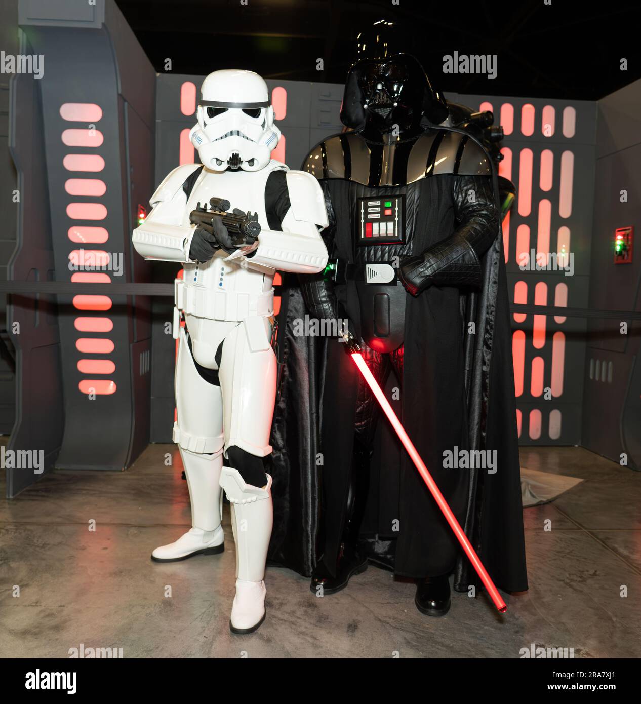 Miami Beach, Miami, Florida - July 1, 2023: Florida Supercon, colorful ...