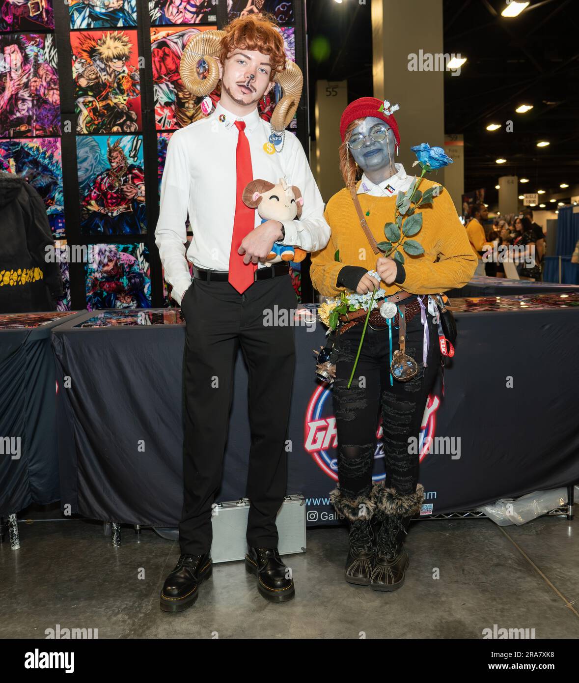 Miami Beach, Miami, Florida - July 1, 2023: Florida Supercon, colorful ...