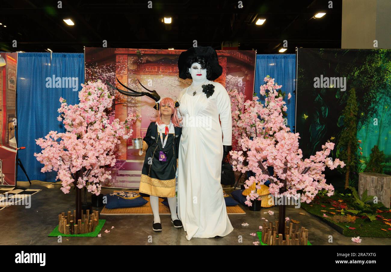 Miami Beach, Miami, Florida - July 1, 2023: Florida Supercon, colorful ...