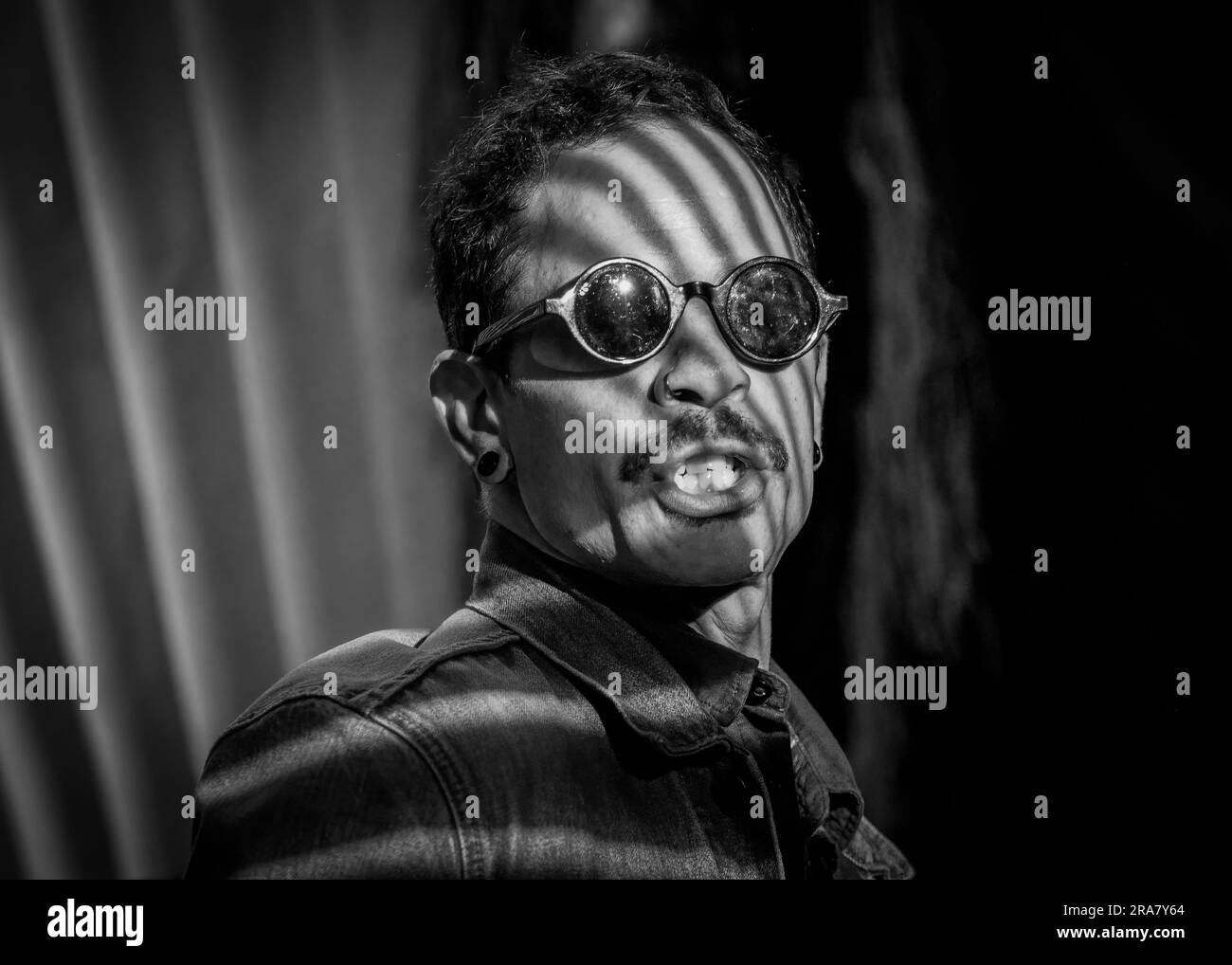 Sabine Hay, Derbyshire UK. 01 July 2023. Exile Music Festival. Caption ...