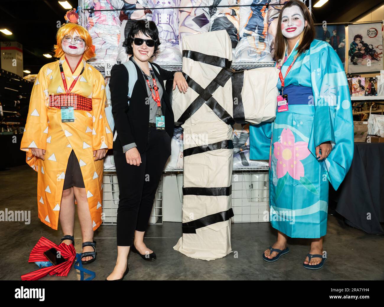 Miami Beach, Miami, Florida - July 1, 2023: Florida Supercon, colorful ...