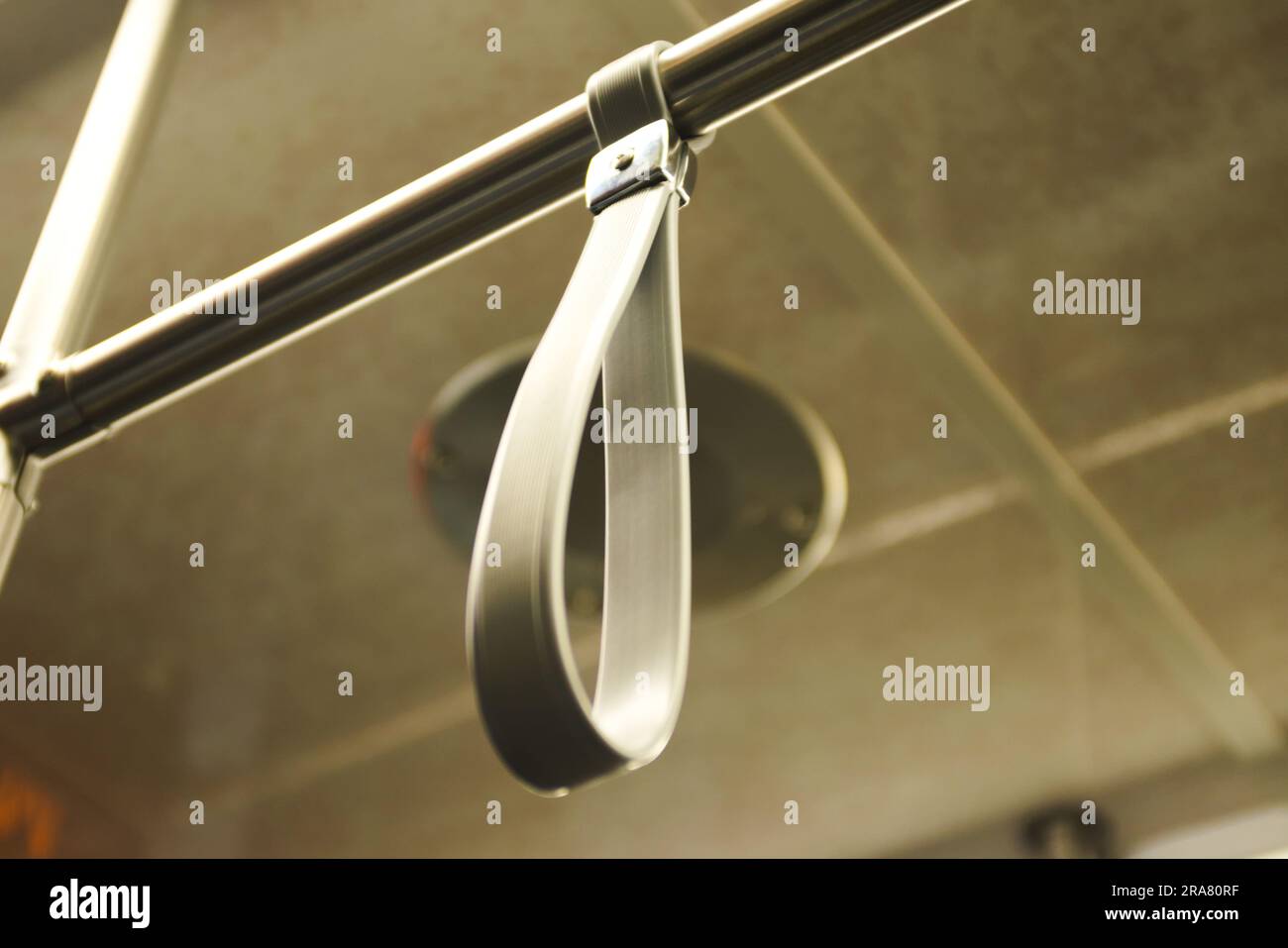 Subway train car passenger hand straps. High quality photo Stock Photo ...