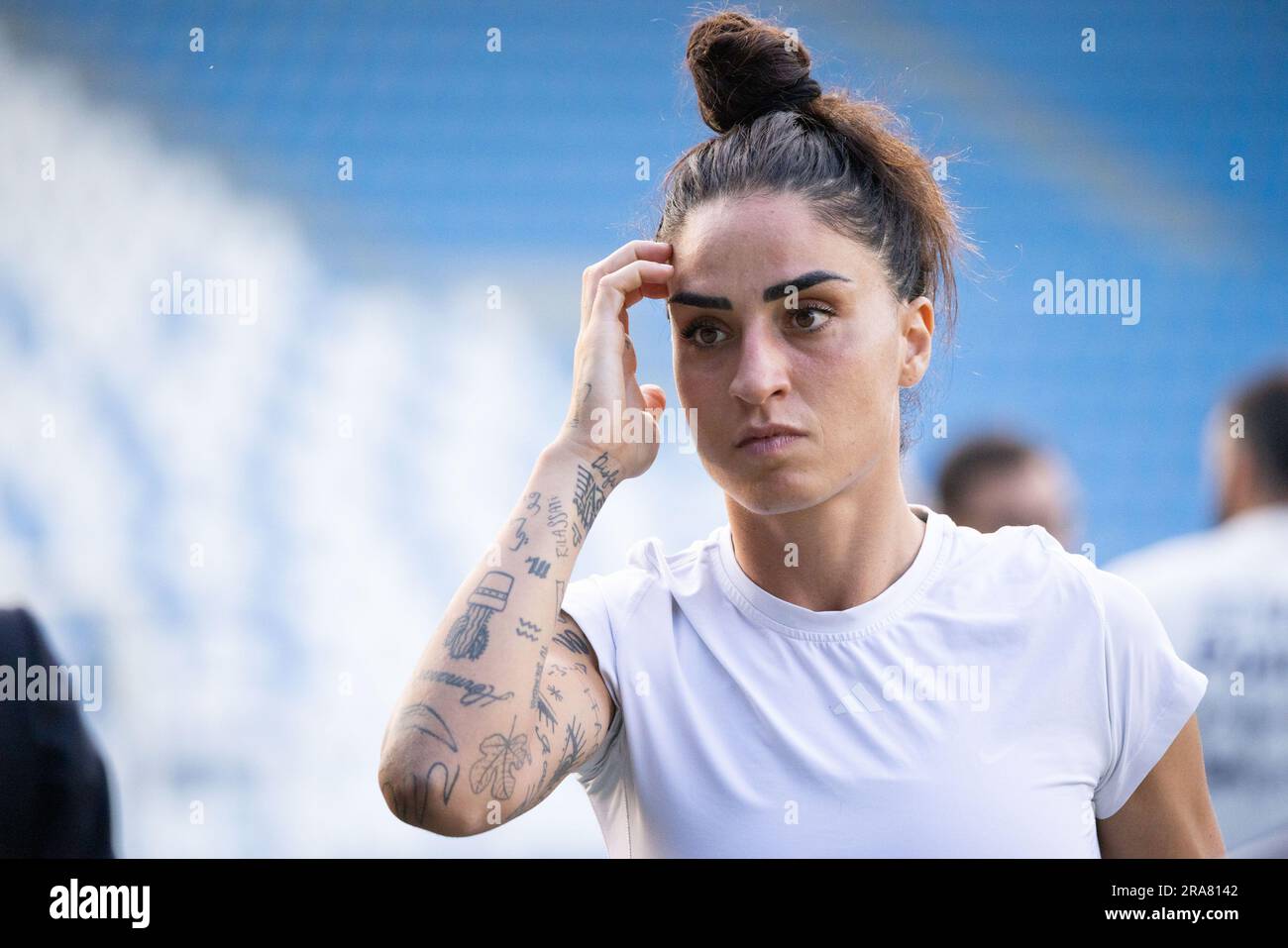 Martina Piemonte of Italy is seen after the Women´s International ...