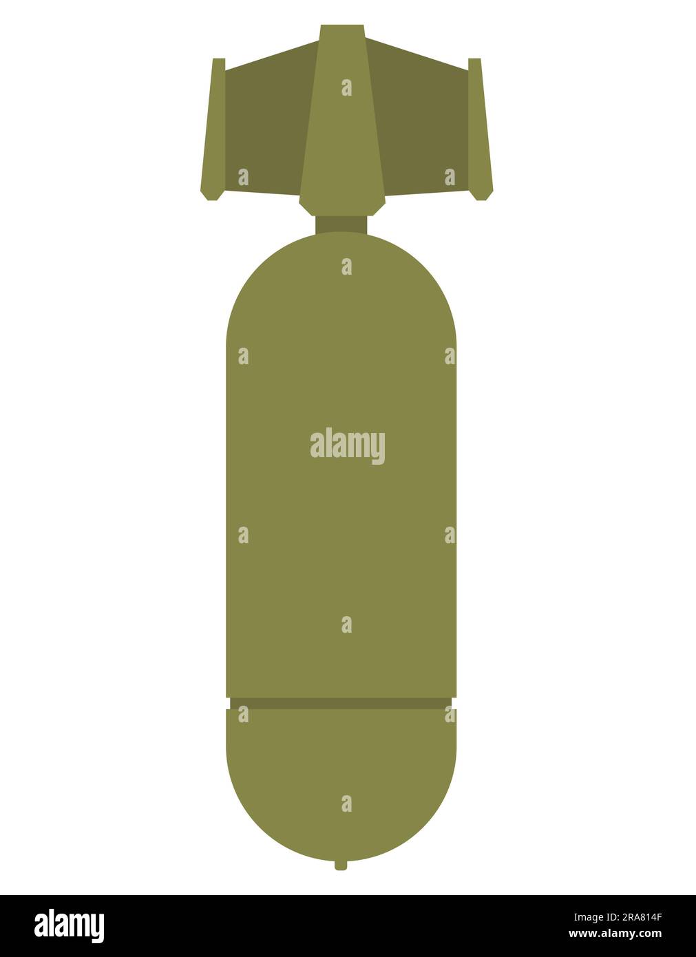 Illustration of atomic weapon on white background Stock Photo - Alamy