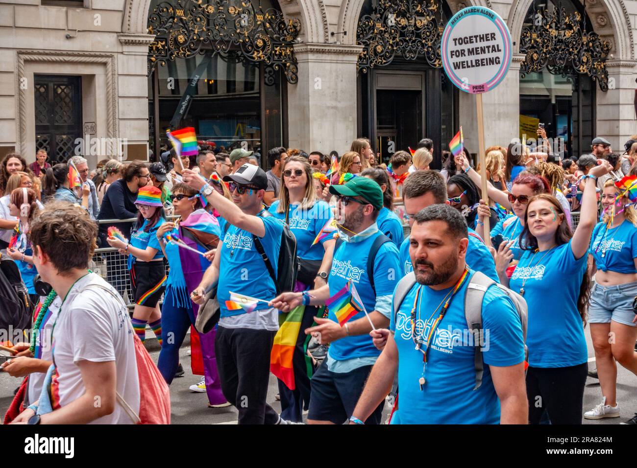 Participants representing 'Together for Mental Wellbeing' group in the ...