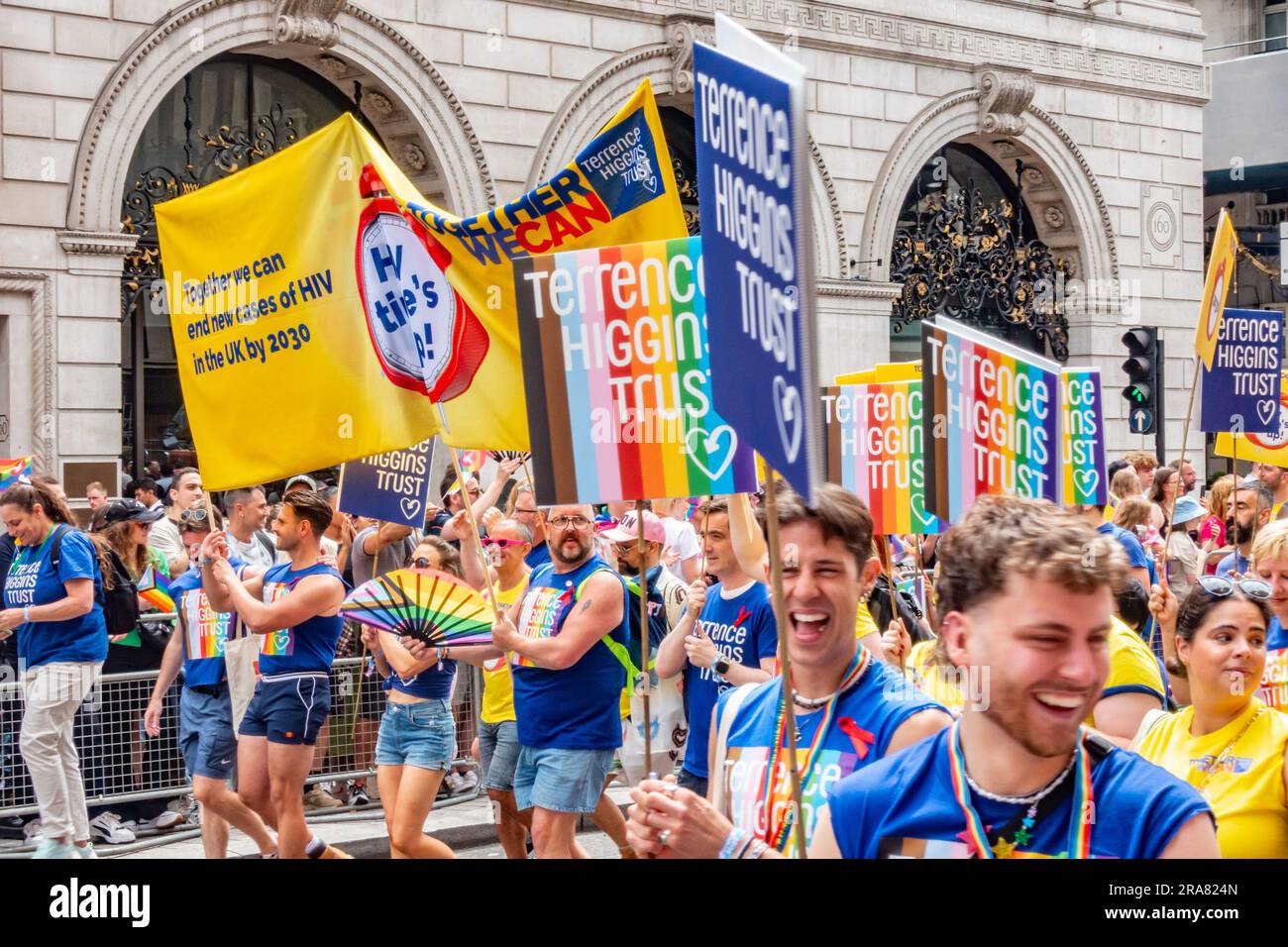 Participants representing The Terrence Higgins Trust in the annual ...