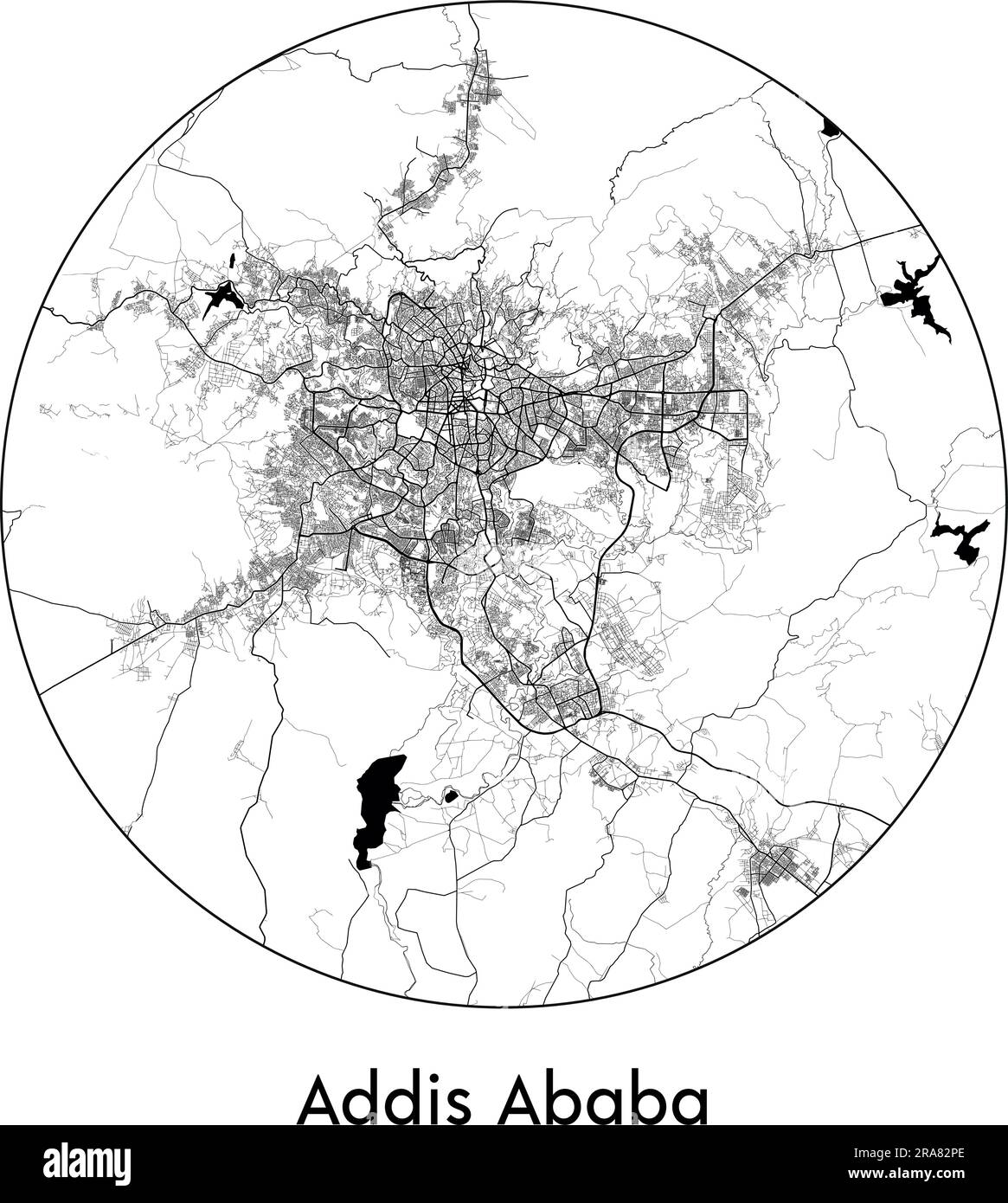 Map Of Addis Ababa City Download Scientific Diagram