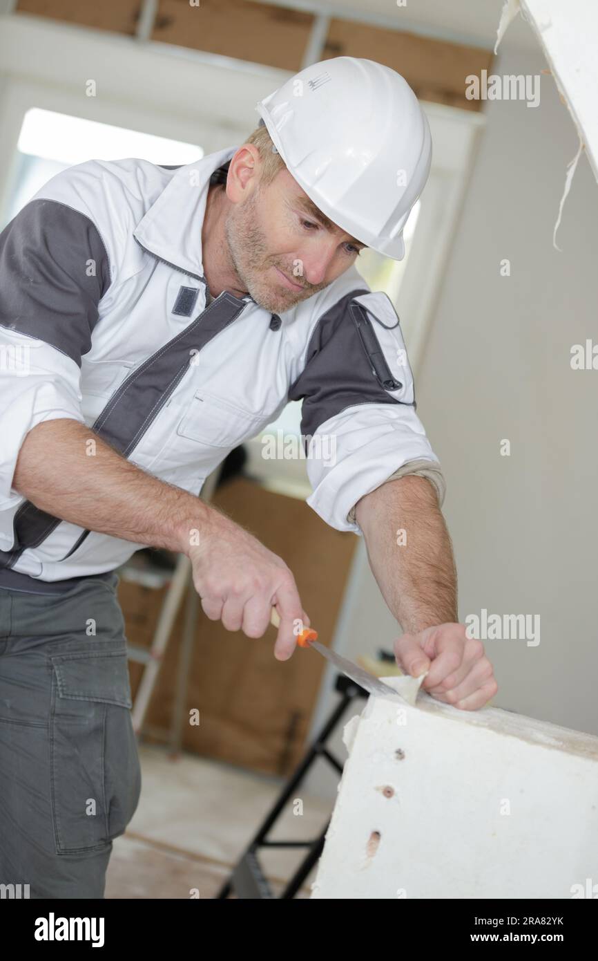 Plastering technology hi-res stock photography and images - Alamy