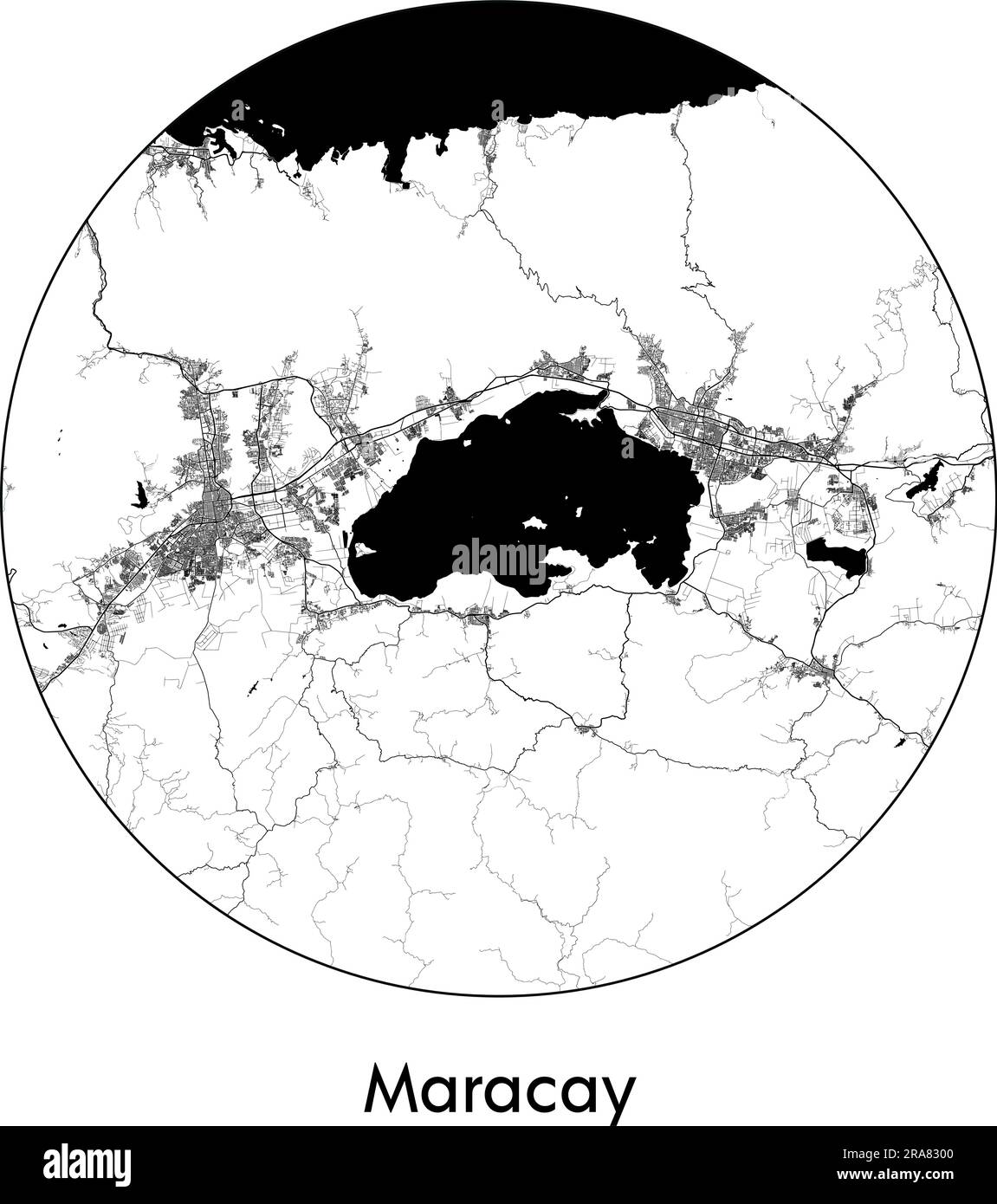 Maracay map Black and White Stock Photos & Images - Alamy
