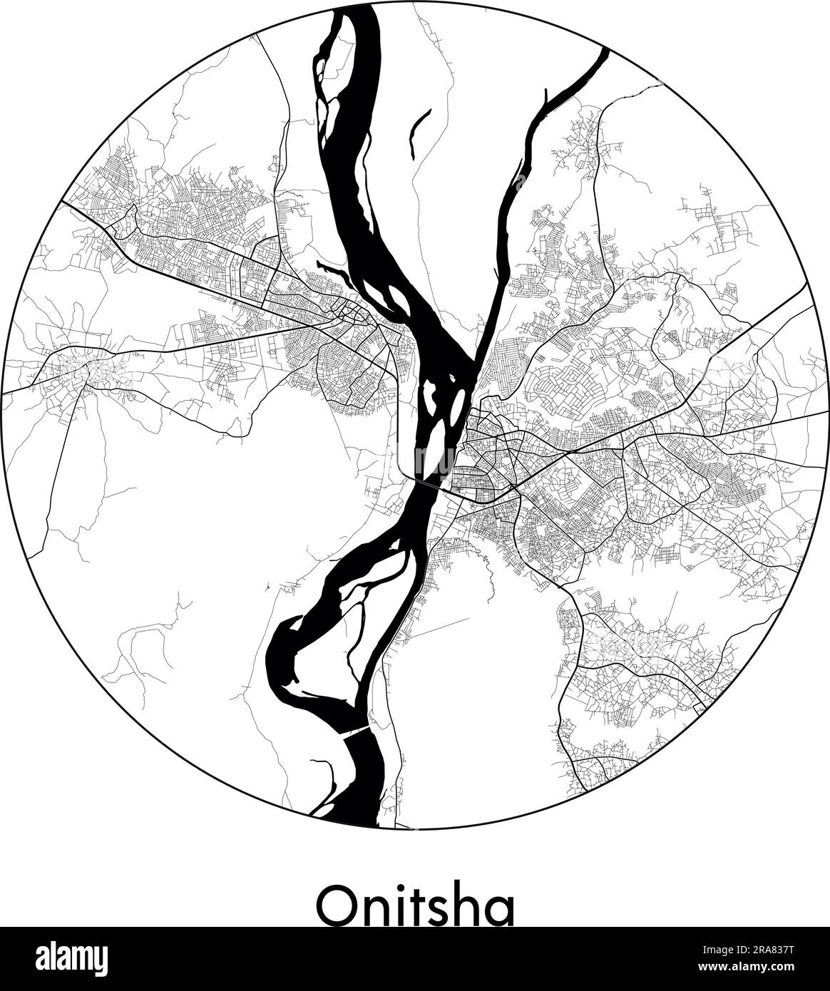 Onitsha map Stock Vector Images - Alamy