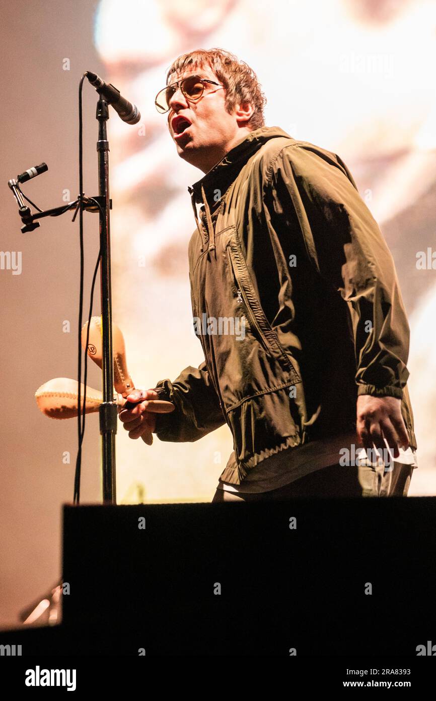 Milan, Italy. 01st July, 2023. The English singer-songwriter LIAM ...