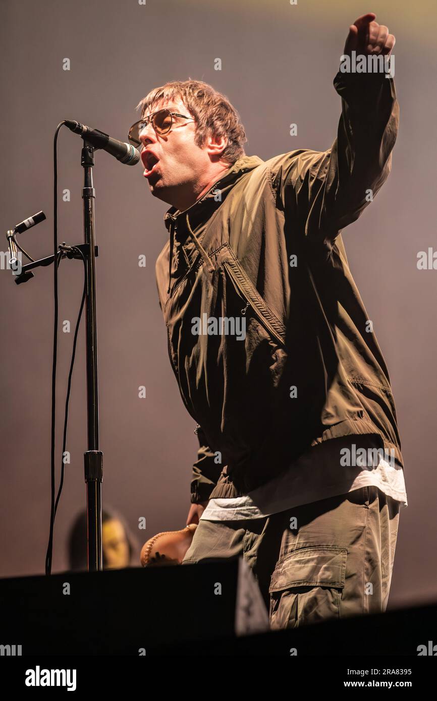 Milan, Italy. 01st July, 2023. The English singer-songwriter LIAM ...
