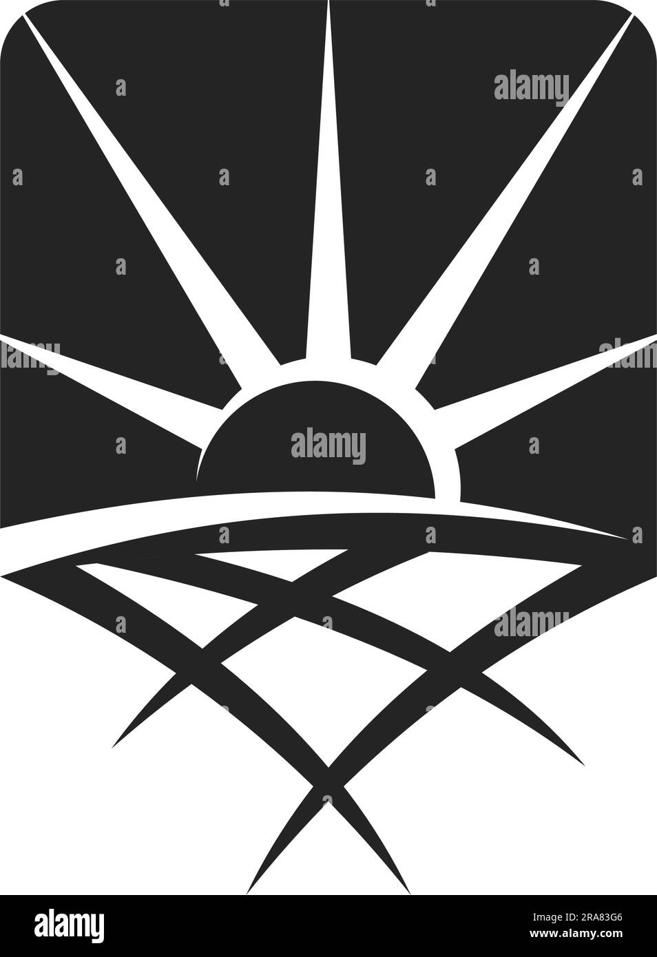 farm logo template. Icon Illustration Brand Identity. Isolated and flat ...