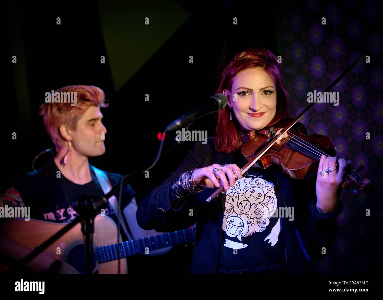 Sabine Hay, Derbyshire UK. 01 July 2023. Exile Music Festival. Caption ...