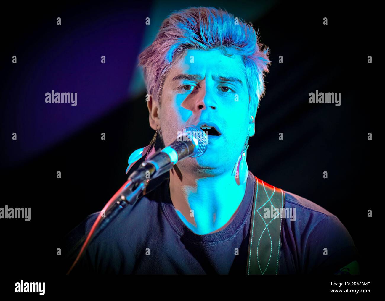 Sabine Hay, Derbyshire UK. 01 July 2023. Exile Music Festival. Caption ...