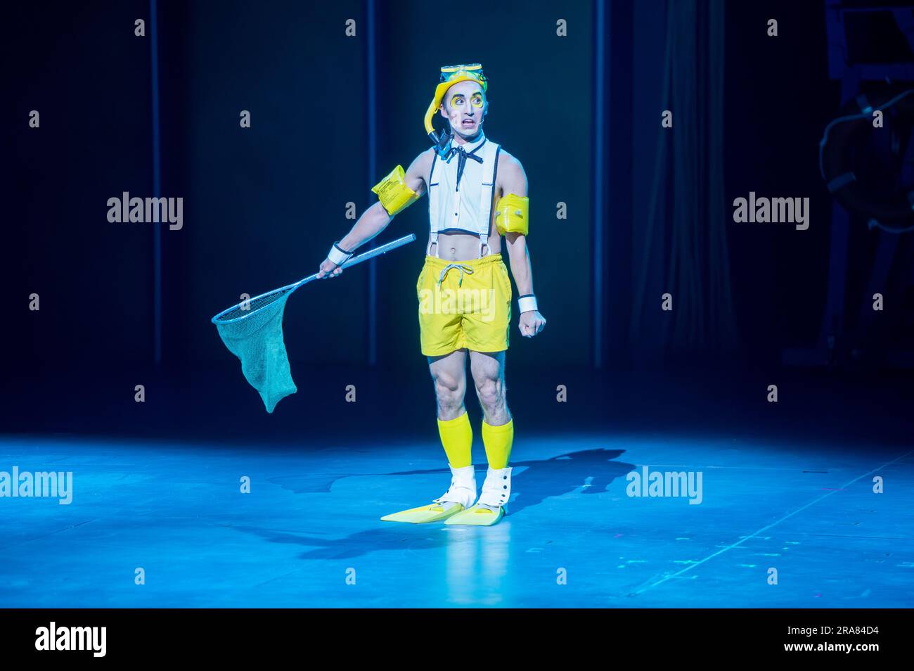 Andorra La Vella, Andorra - 2023 July 01: Actors from 'Festa', Cirque ...