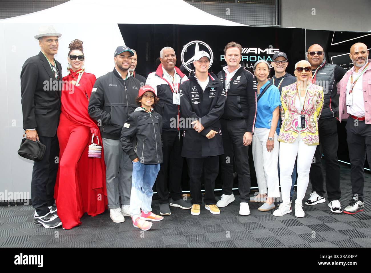 SPIELBERG, Austria. 01st July, 2023. VIP Guests of Mercedes F1 Grand ...