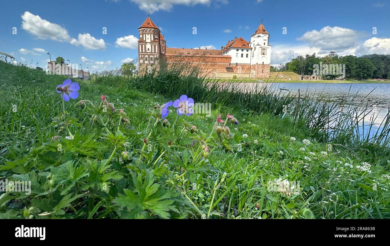 Minsk. 30th June, 2023. This photo taken on June 30, 2023 shows the Mir ...