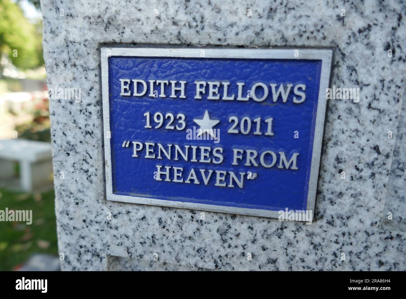 Los Angeles, California, USA 1st July 2023 Actress Edith Fellows Grave ...